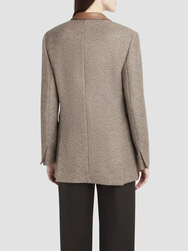 Giorgio Armani Wool-cashmere Single-breasted Blazer