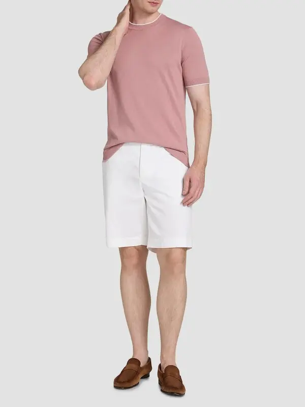 SAKS FIFTH AVENUE Cotton Knit T-shirt