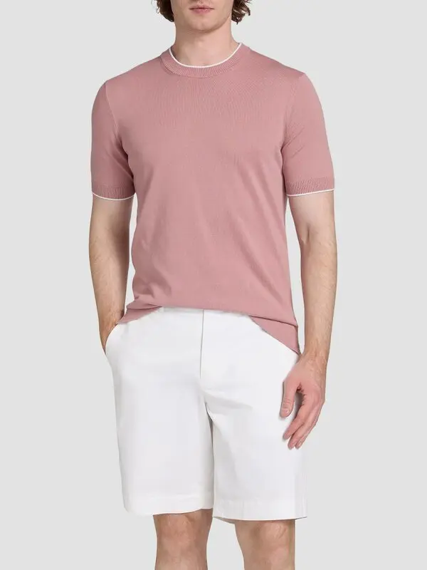 SAKS FIFTH AVENUE Cotton Knit T-shirt