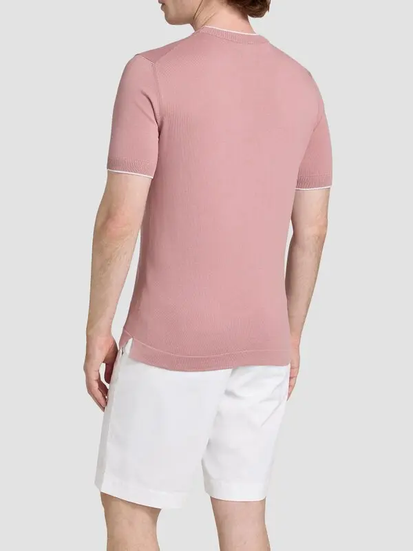 SAKS FIFTH AVENUE Cotton Knit T-shirt
