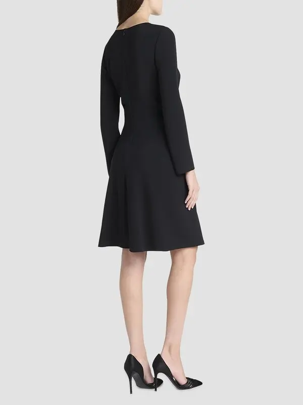 Giorgio Armani Gathered Sheath Midi-dress