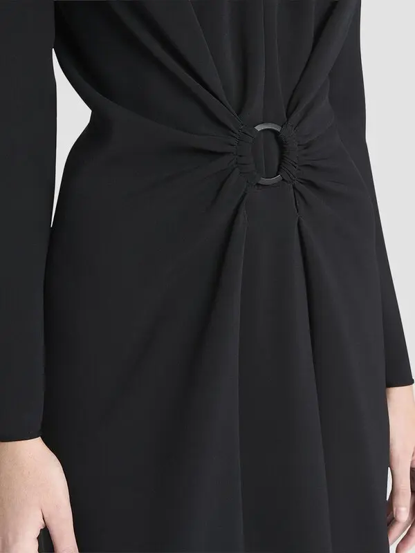 Giorgio Armani Gathered Sheath Midi-dress