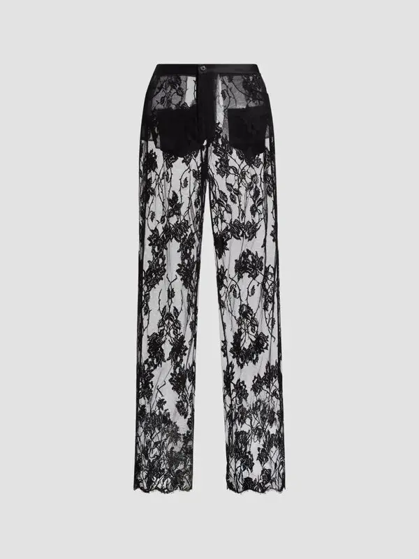 Kiki De Montparnasse Dominique Sheer Lace Pants