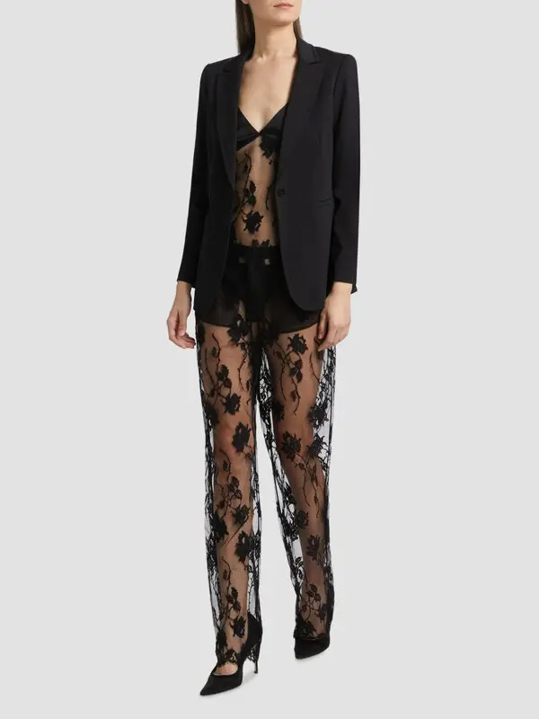 Kiki De Montparnasse Dominique Sheer Lace Pants