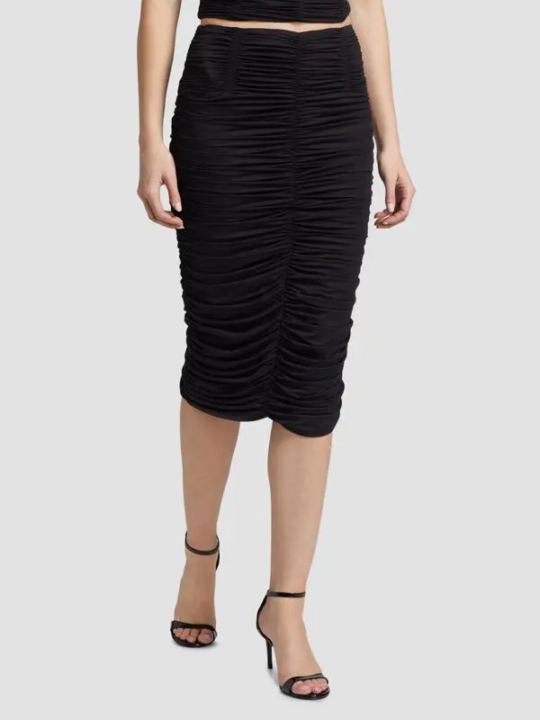 Kiki De Montparnasse Echauffe Ruched Skirt