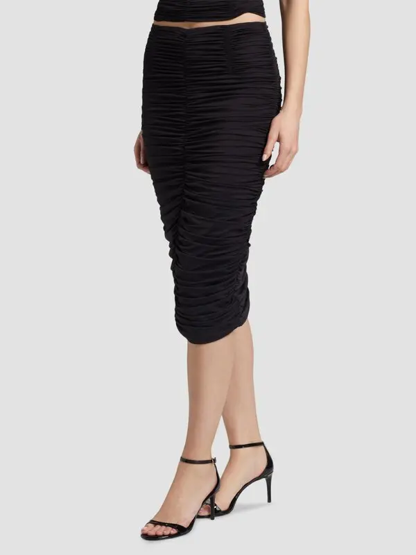 Kiki De Montparnasse Echauffe Ruched Skirt