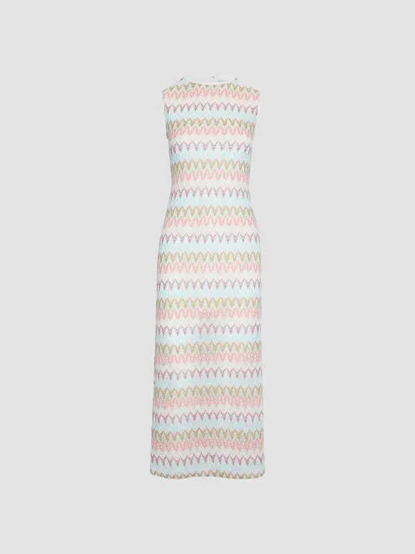 Hill House Home The Taytum Dress - White Multi