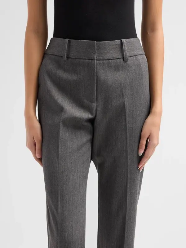 MILLY Nicola Tapered-leg Crop Pants
