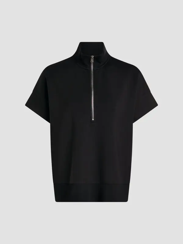 Varley Ritchie Short-sleeve Half-zip Pullover - Black