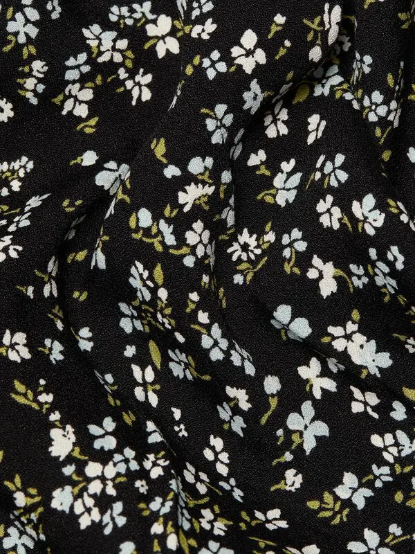 REFORMATION Tyra Floral Crepe Midi-dress