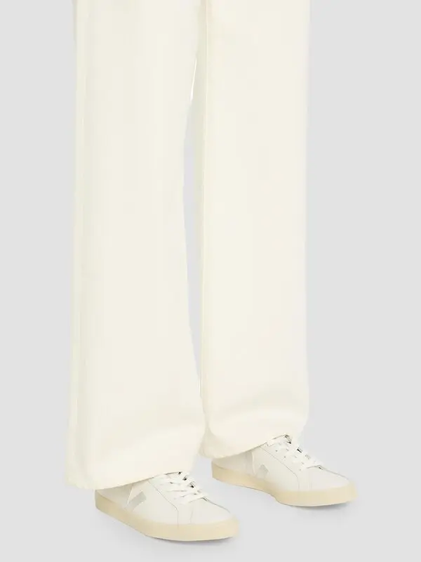 VEJA Esplar Low-top Leather Sneakers - White Silver