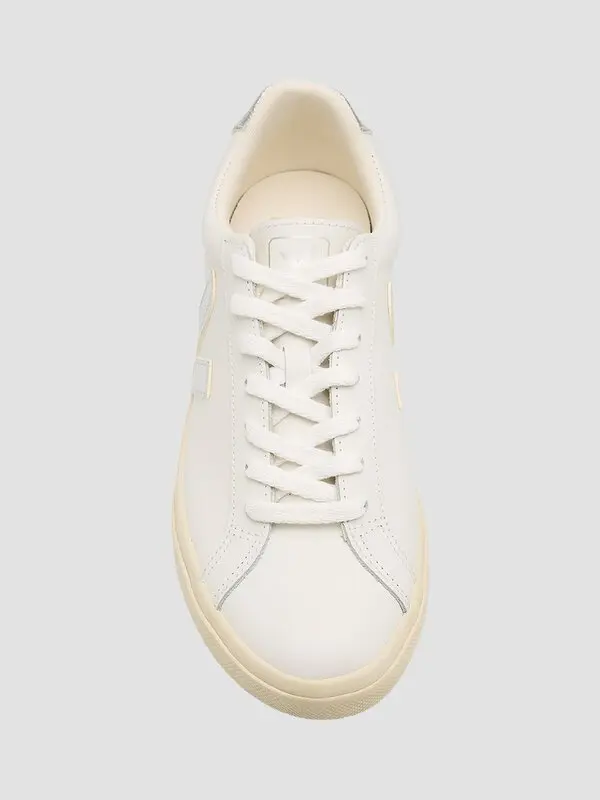 VEJA Esplar Low-top Leather Sneakers - White Silver