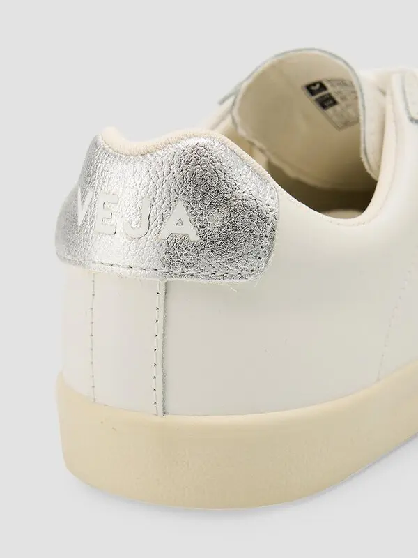 VEJA Esplar Low-top Leather Sneakers - White Silver