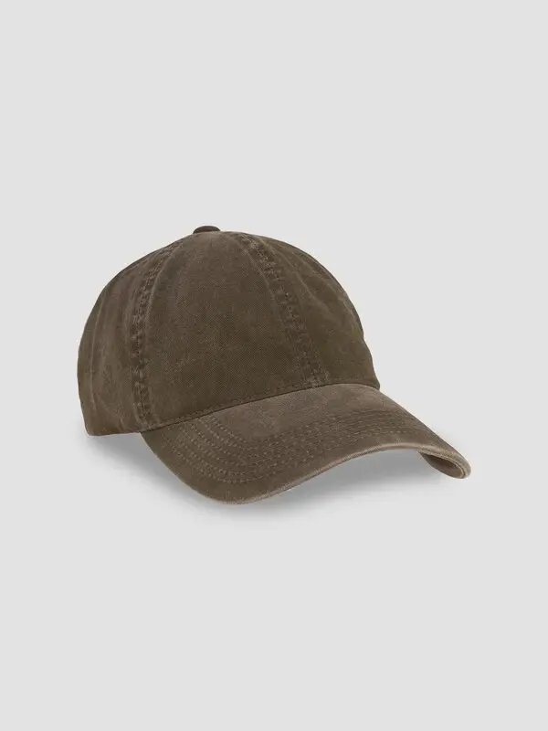 VARSITY HEADWEAR Washed Cotton Baseball Cap - Beige