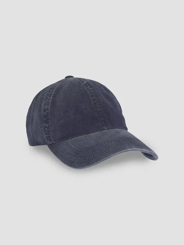 VARSITY HEADWEAR Washed Cotton Baseball Cap - Navy