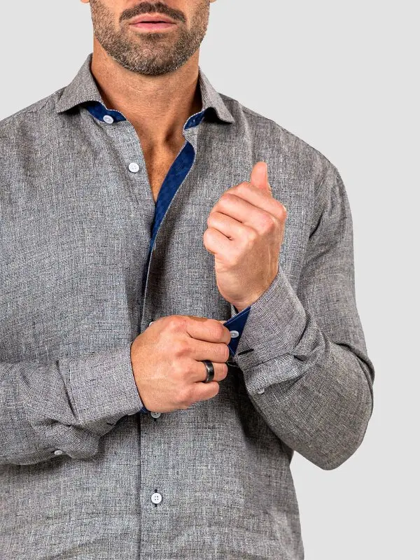 MACEOO Eins Marthyr Linen Shirt