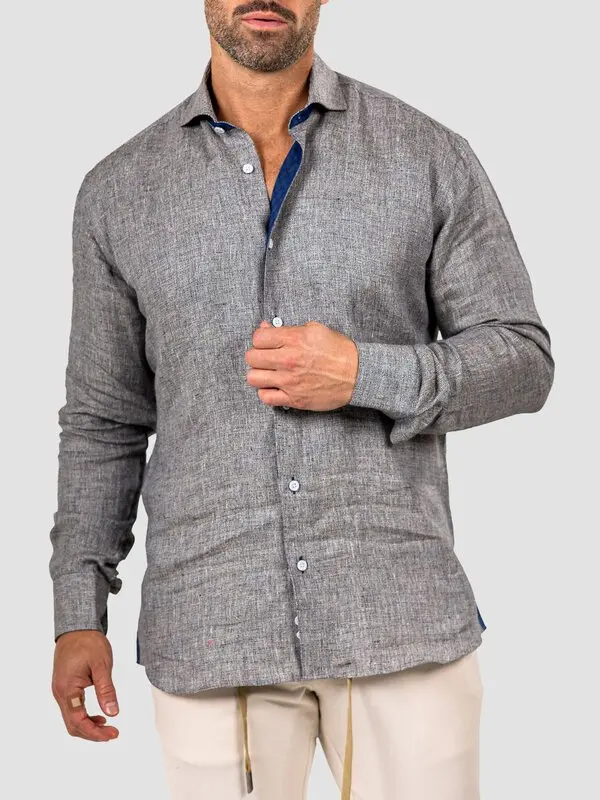 MACEOO Eins Marthyr Linen Shirt