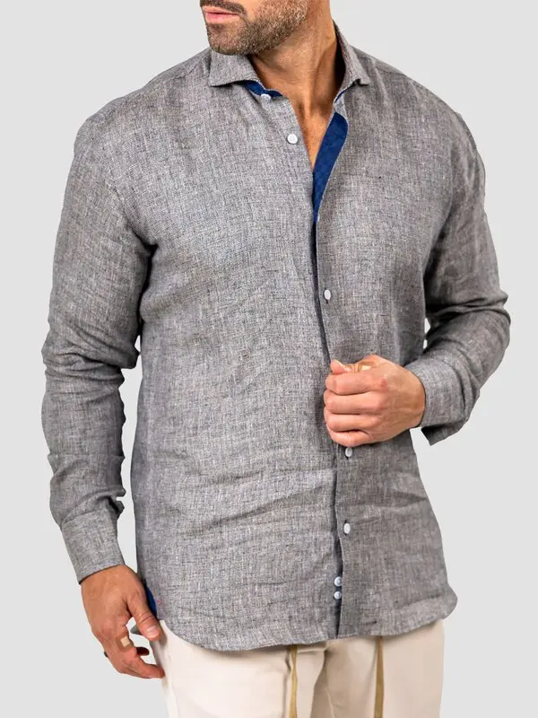 MACEOO Eins Marthyr Linen Shirt