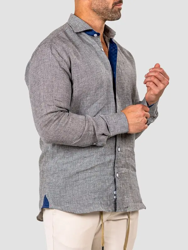 MACEOO Eins Marthyr Linen Shirt