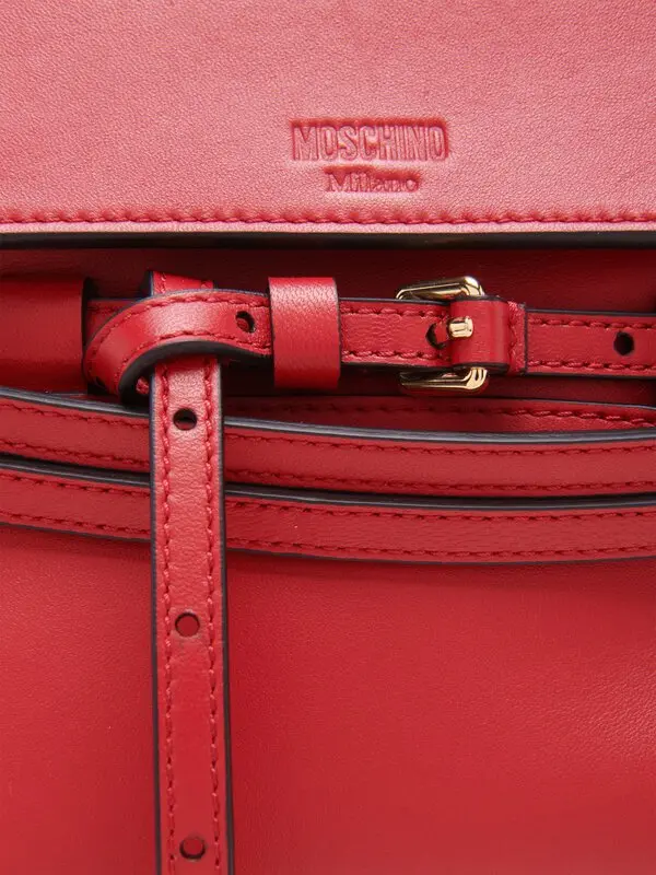 Moschino Tie Me Strappy Top Handle Bag
