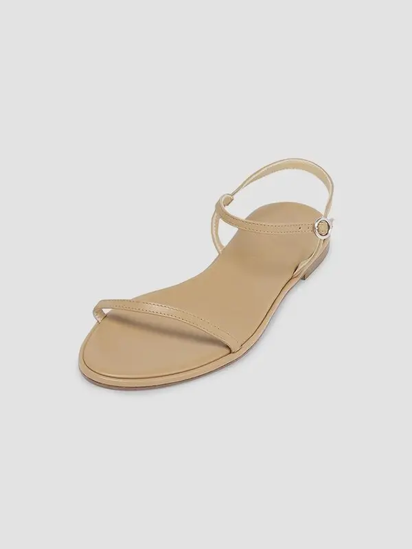 AeydĒ Nettie Leather Ankle-strap Sandals - Brown