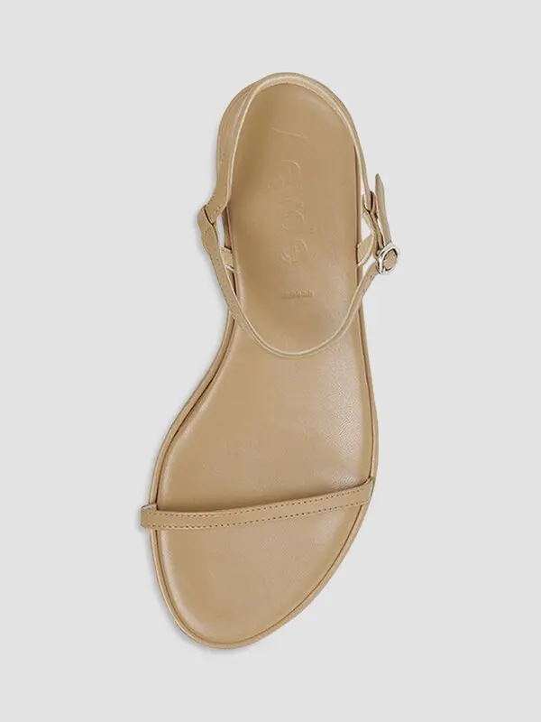 AeydĒ Nettie Leather Ankle-strap Sandals - Brown