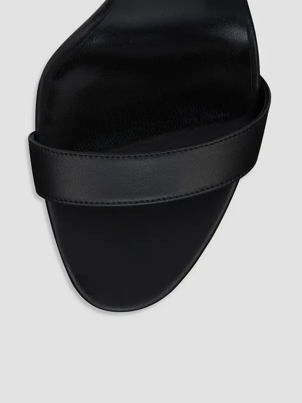 CHRISTIAN LOUBOUTIN Miss Z 100mm Leather Sandals - Black