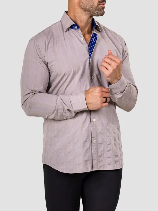 MACEOO Fibonacci Marthyr Stripe Shirt