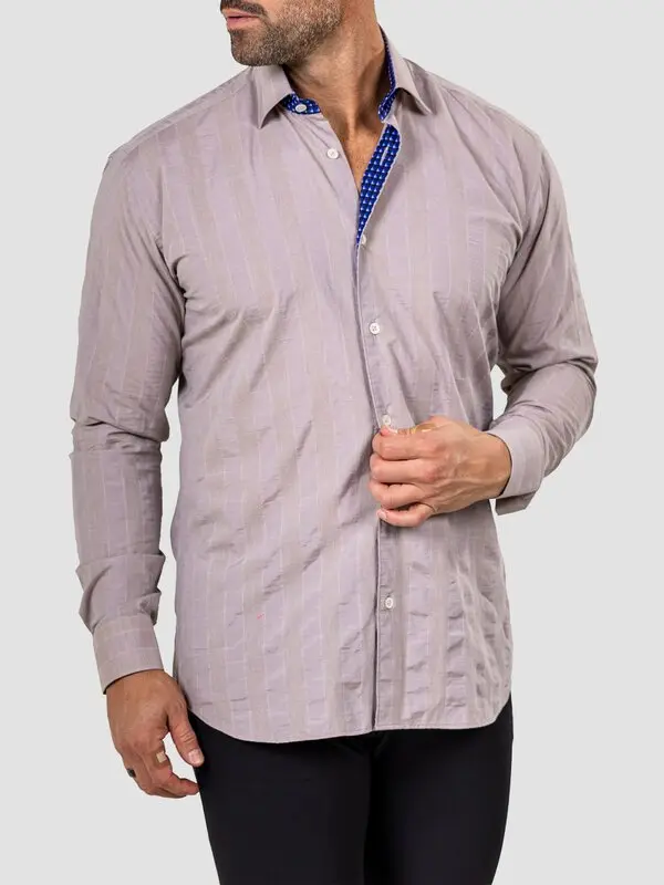 MACEOO Fibonacci Marthyr Stripe Shirt
