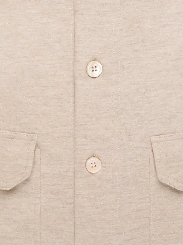 Stefano Ricci Cashmere Pocket Shirt - Beige