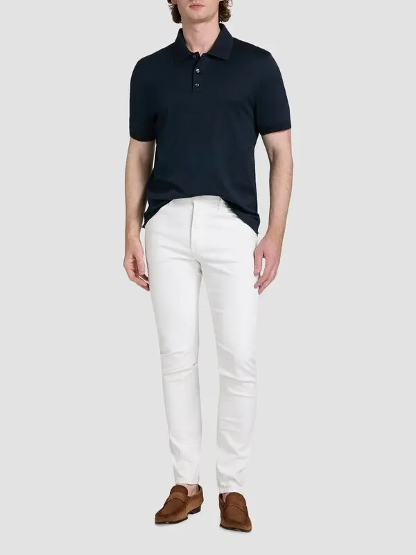 SAKS FIFTH AVENUE Collection Elevated Tech Polo Shirt