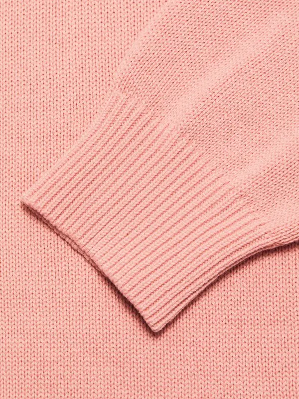 SAKS FIFTH AVENUE Gart-dyed Crewneck Sweater - Pink
