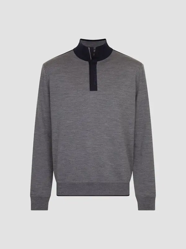 Stefano Ricci Quarter-zip Wool Sweater