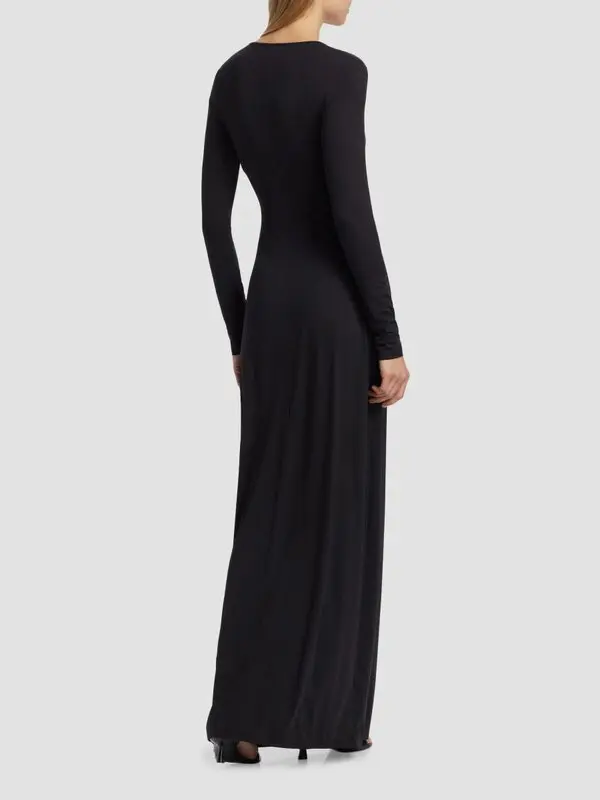 Kiki De Montparnasse Echauffe Cut-out Long-sleeve Gown