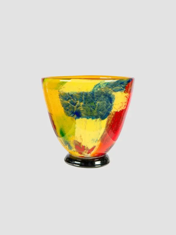 DALE TIFFANY Autumn Medley Hand Blown Art Glass Vase