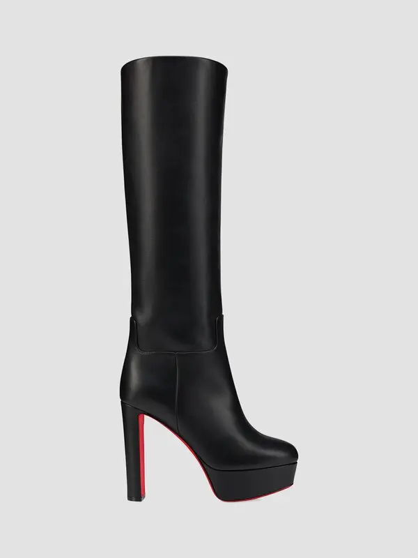 CHRISTIAN LOUBOUTIN Loo Botta Alta 130mm Leather Boots