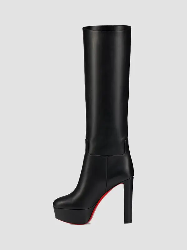 CHRISTIAN LOUBOUTIN Loo Botta Alta 130mm Leather Boots