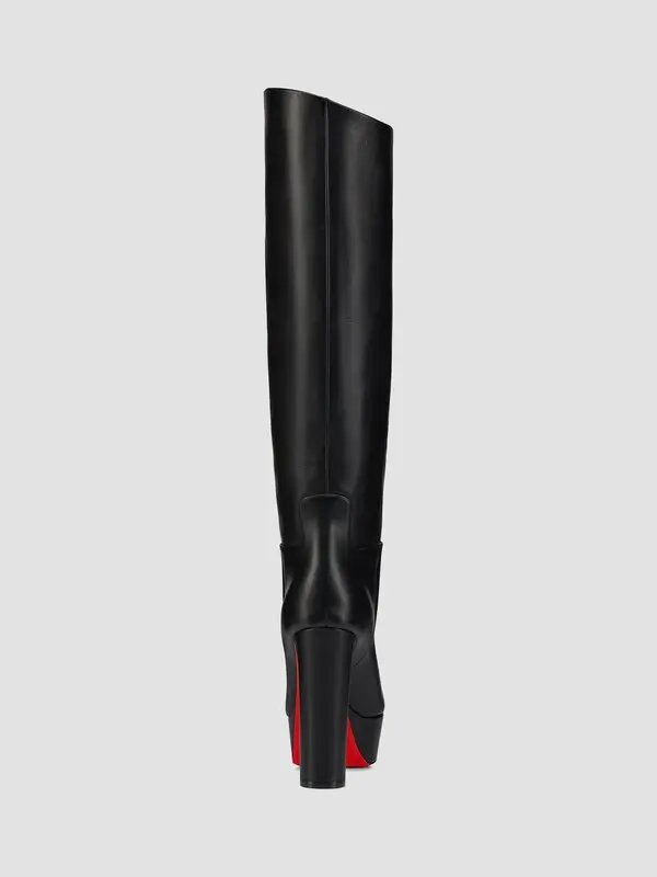 CHRISTIAN LOUBOUTIN Loo Botta Alta 130mm Leather Boots