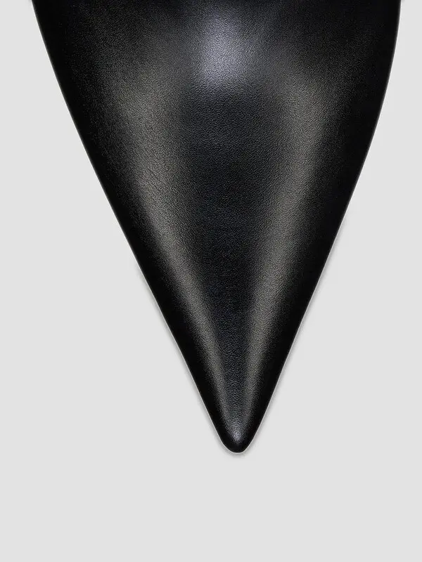 CHRISTIAN LOUBOUTIN Miss Z 80mm Leather Zipped Booties