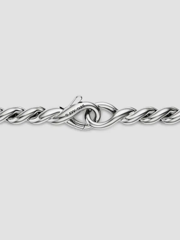 David Yurman Sculpted Cable Chain Necklace In Sterling 3.7mm