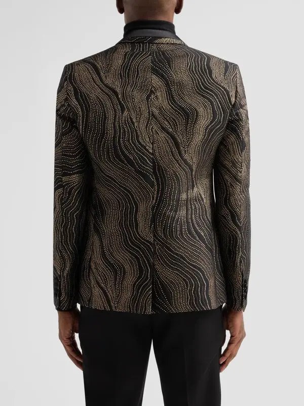 Pal Zileri Swirl Ombré Silk Dinner Jacket