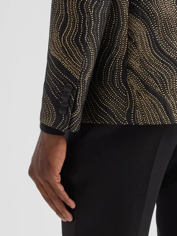 Pal Zileri Swirl Ombré Silk Dinner Jacket