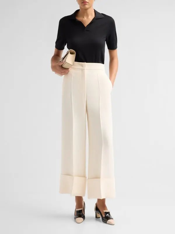 Manolo Blahnik Polastron 50mm Two-tone Leather Pumps