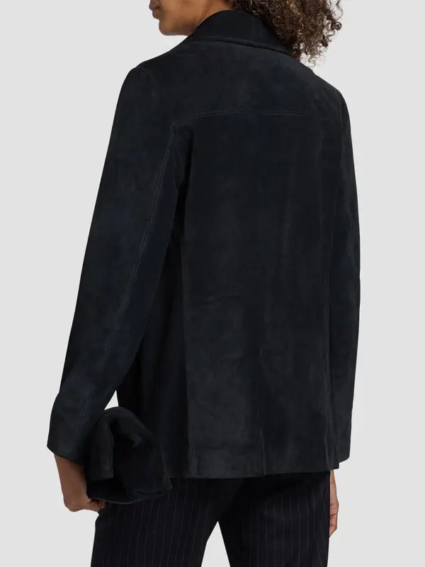 NILI LOTAN Dominic Suede Jacket
