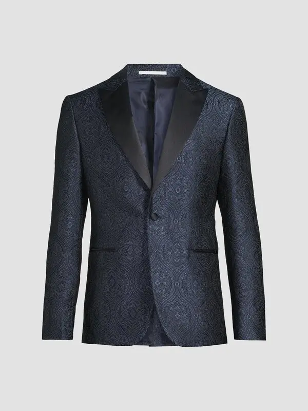 Pal Zileri Paisley Silk-blend Single-breasted Dinner Jacket