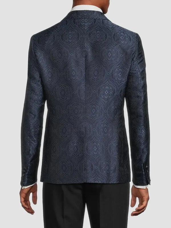 Pal Zileri Paisley Silk-blend Single-breasted Dinner Jacket