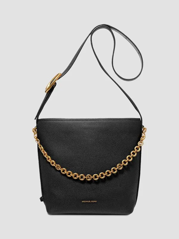 Michael Kors Nolita Small Leather Bucket Bag - Black