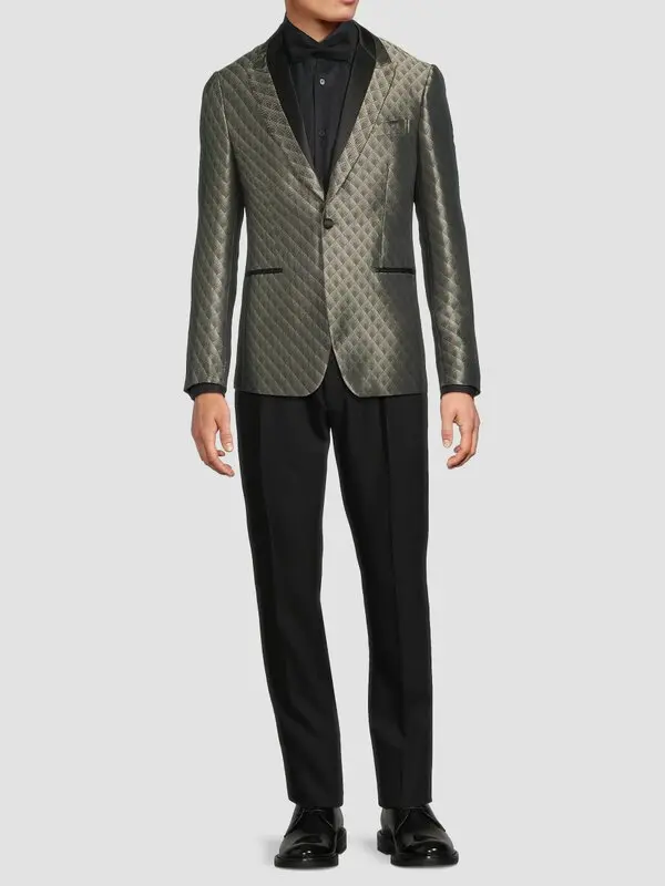 Pal Zileri Geometric Single-breasted Dinner Jacket