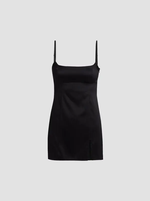 Kiki De Montparnasse Tous Les Jours Silk Nightie - Black