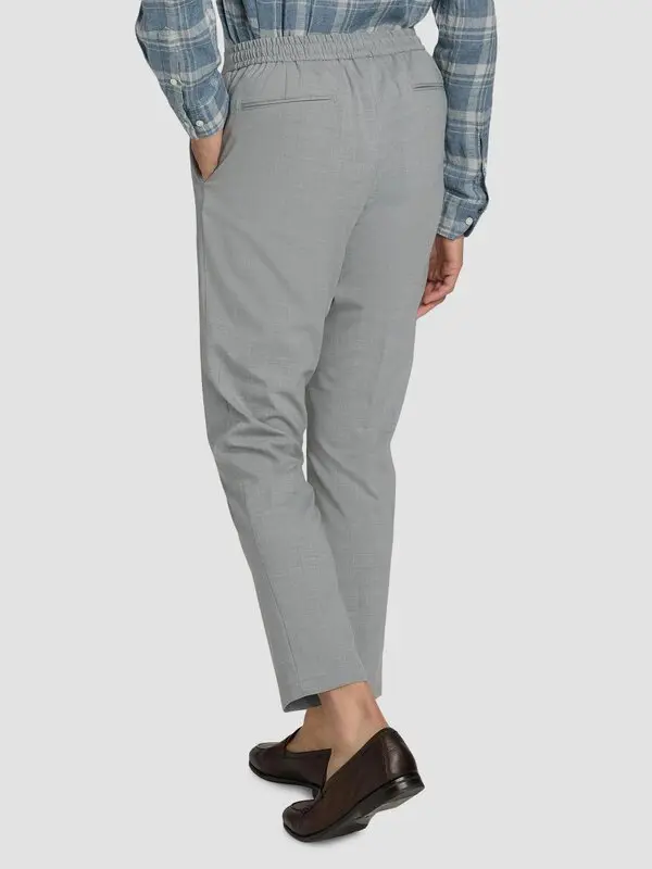 SAKS FIFTH AVENUE Lanatel Wool-blend Drawstring Pants